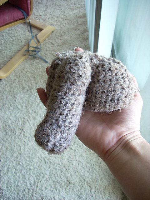 I crocheted a soft packer for myself. :D : r/crossdressing